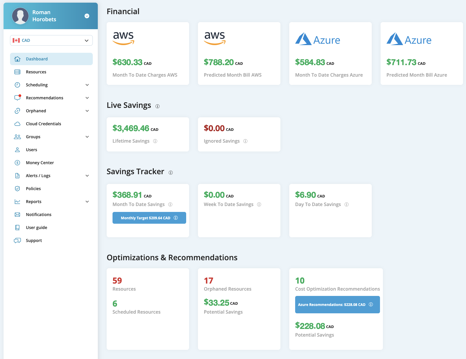 Dashboard – Knowledge Portal